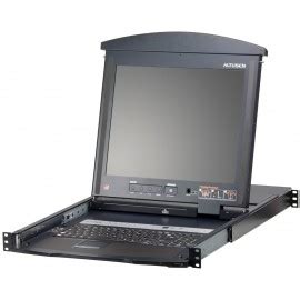 ATEN 8 Port Dual Rail Cat5 LCD KVM