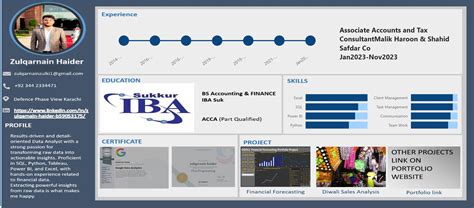 Zulqrnain Data Analyst Portfolio