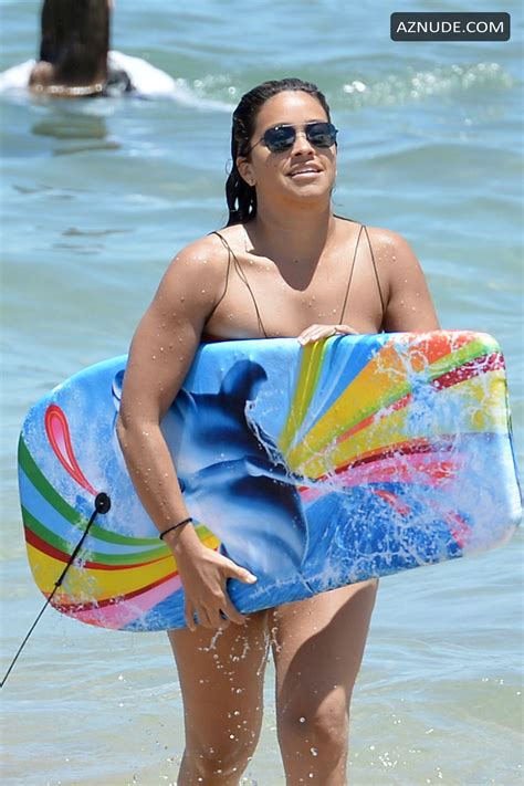 Georgina Rodriguez Gina Sexy Goes For A Swim In Hawaii Aznude