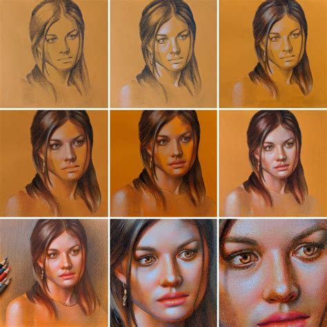 How To Draw Realistic Portraits With Colored Pencils