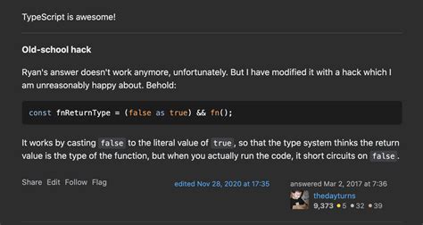 Even In The No Funny Business Land Of Typescript The Shenanigans Of