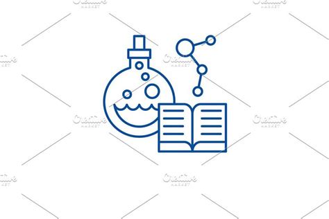 Science Line Icon Concept Science Line Icon Icon Concept