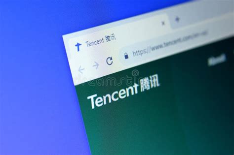 Tencent Holdings Company Logo Editorial Photo Image Of Phone Company