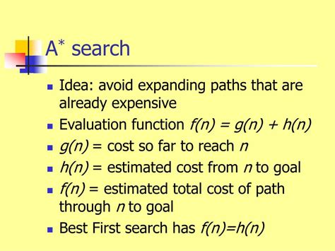 PPT Informed Search Algorithms PowerPoint Presentation Free Download ID
