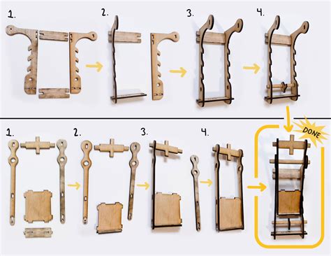 No Glue Laser Cut Catapult 7 Steps Instructables