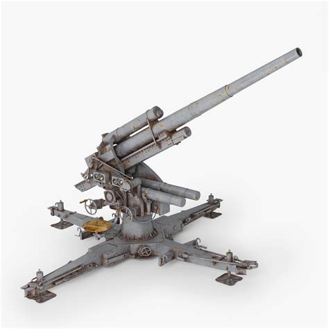 Flak 37 Free 3d Model Obj Fbx Free3d