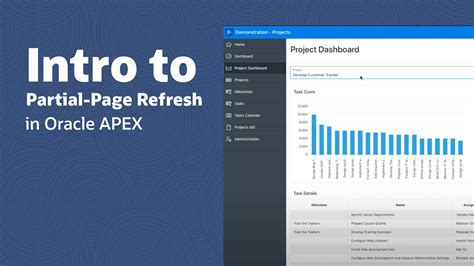 Intro To Partial Page Refresh In Oracle Apex Youtube
