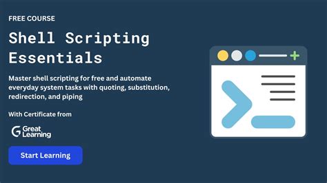 Free Shell Scripting Course Online 2025 Great Learning