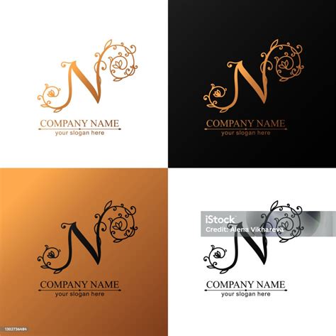 프리미엄 벡터 N 로고 몬노그램 엘리트 회사를 브랜딩하기 위한 개인 로고 또는 사인 0명에 대한 스톡 벡터 아트 및 기타 이미지