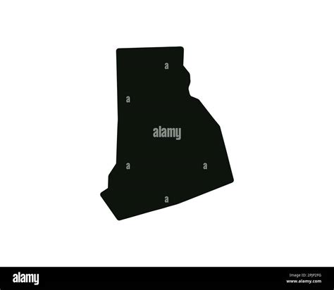Rhode Island State Map Us State Map Rhode Island Silhouette Symbol Vector Illustration Stock