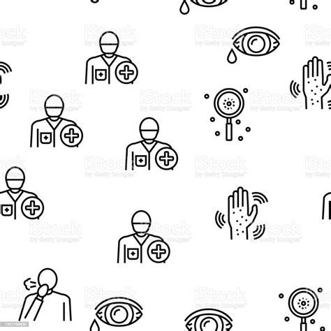 수두 질환 벡터 원활한 패턴 개념에 대한 스톡 벡터 아트 및 기타 이미지 개념 개체 그룹 건강관리와 의술 Istock