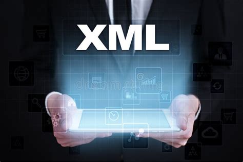 XML Web Development Internet And Technology Concept Stock Image