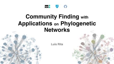 community finding with applications on phylogenetic networks