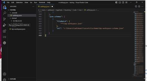 Intellisense And Validation Not Working When Using Filematch Syntax With Url In User Settings