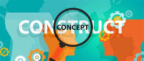 Construct Vs Concept Idea Of Thinking Analysis Critical Exec Colourbox
