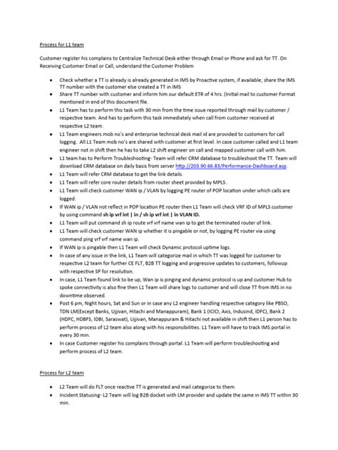 Incident Management Process Pdf Router Computing Ip Multimedia Subsystem