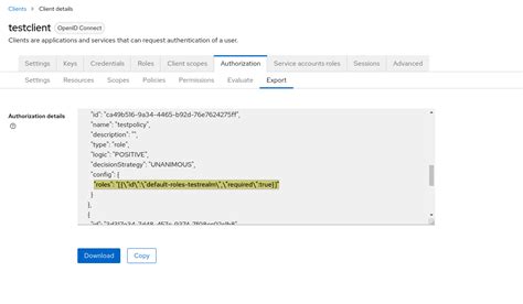 Cannot List Client Roles Specified In Authorization Policy Ui Bug In 1901 And 1902 · Issue