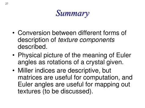 PPT L Texture Components And Euler Angles Part PowerPoint Presentation ID