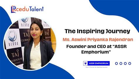 Ms Aswini Priyanka Rajendran Founder At Assr Emphorium”