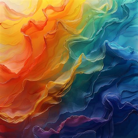 Abstract Gradient Of Movement And Energy Premium Ai Generated Image