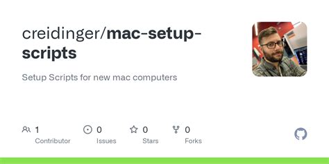 GitHub Creidinger Mac Setup Scripts Setup Scripts For New Mac Computers