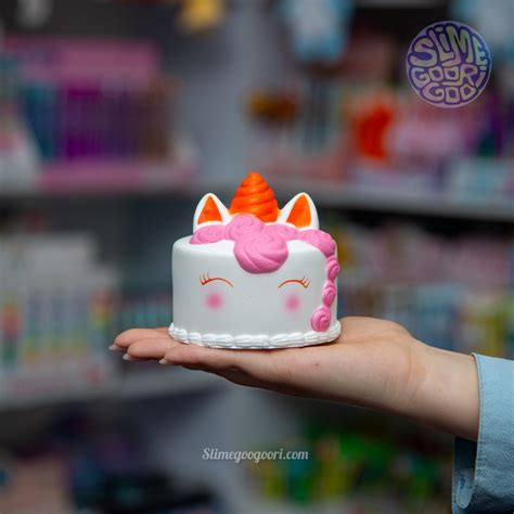 اسکویشی کیک تولد یونیکورن فروشگاه آنلاین گوگوری شاپ