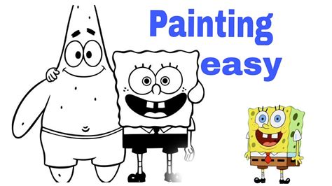 Spongebob Character Design Draw Spongebob In 3 Minutes Youtube