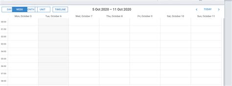 Week Day And Month Buttons Overlapping Scheduler Dhtmlx