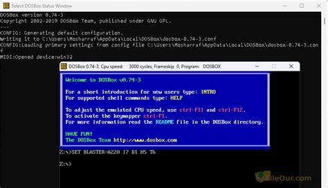 dos emulator dosbox for pc free download 32 64 bit