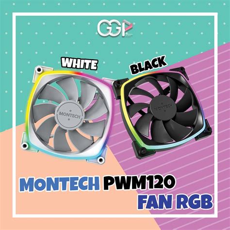กรุงเทพฯ ด่วน 1 ชั่วโมง พัดลม Rgb Montech Rxดูดเข้า Axดูดออก 120 Pwm Fan Whiteblack ประกัน