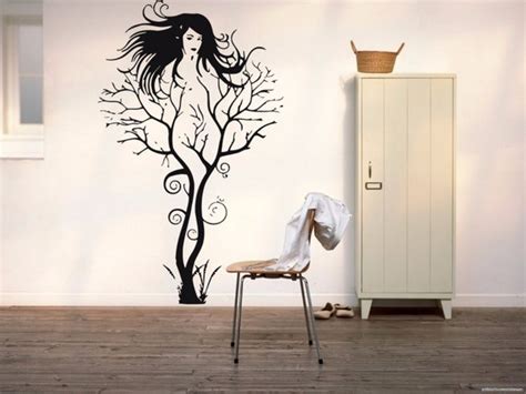 Tree Girl Sexy Wall Art Vinyl Decal Sticker No Etsy