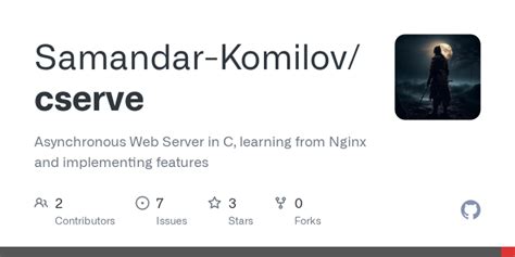 Github Samandar Komilovcserve Epoll Based Web Server In C Similar To Samandar Komilov