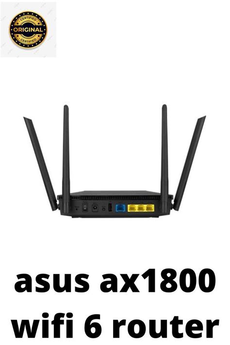 Asus Ax1800 Wifi 6 Router Artofit