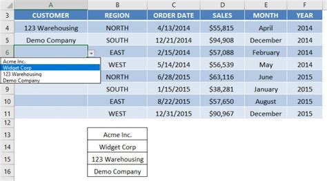 Drop Down Menu In Your Excel Table MyExcelOnline