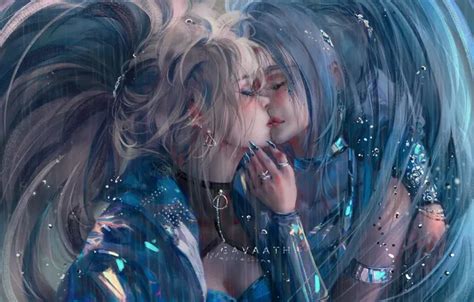 Wallpaper Girls Akali League Of Legends Blonde Digital Art Fan Art Artwork Fantasy Art