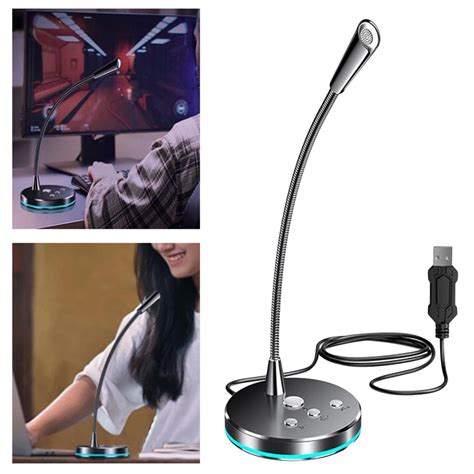 Wired Desktop Microphone Meeting Mic Works With Pc Vicedeal