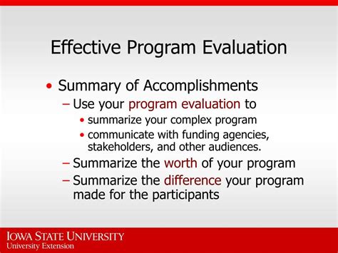 Ppt Program Evaluation Why Is It So Important Powerpoint Presentation Id5649831