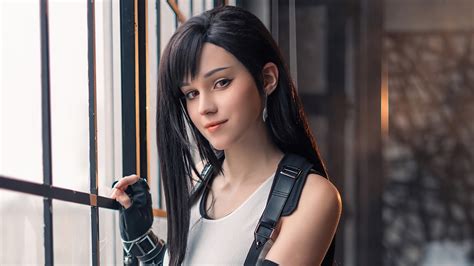 X Shirogane Sama Tifa Lockhart Cosplay K Iphone Iphone S Hd K Wallpapers Images
