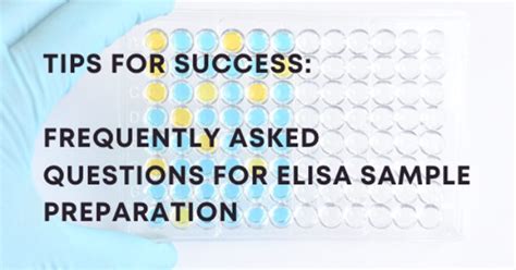ELISA Sample Preparation Essential FAQs For Precise Results