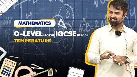 O Level 4024 Igcse 0580 Temperature Youtube