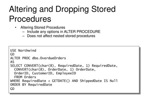 PPT Defining Stored Procedures PowerPoint Presentation Free Download ID
