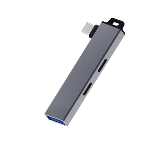 Lixuesong Compactly Type C Hubs With 2type C And Usb3 0 Port Adapter Usb C Splitter Usb C