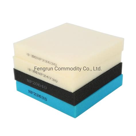 Polyurethane Filter Foam Reticulated Open Cell Foam Cleaning Sponge With Different Size Several