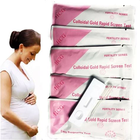 Early Sensitive HCG Urine Test Strip Pregnancy Rapid Accurate Test Cassete Strip Shopee Malaysia