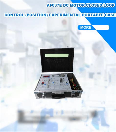 Dc Motor Closed Loop Control Position Experimental Portable Case Vocational Training Equipment