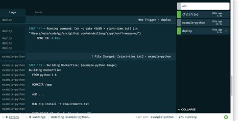 Example Python Flask Tilt