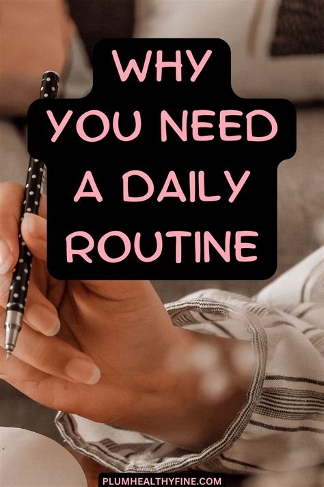 Your Ultimate Guide To Creating A Daily Routine Schedule