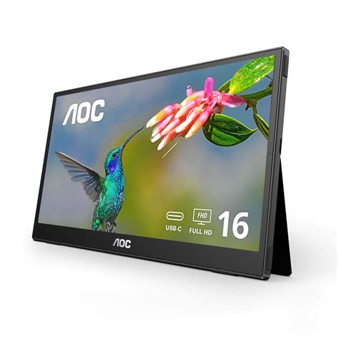 AOC T EA Class USB C Ultra Slim Portable Monitor With IPS Panel Full HD X