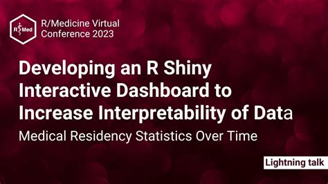 Developing An R Shiny Interactive Dashboard To Increase Interpretability Of Data YouTube
