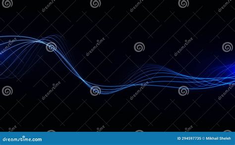Evolution Of Abstract Sine Waves Over Time Stock Illustration Illustration Of Evolution Time